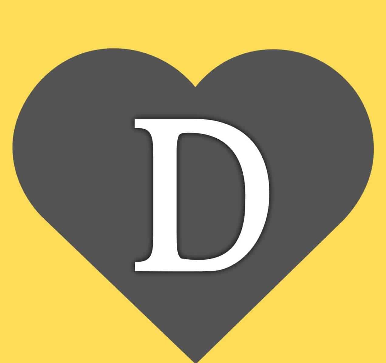 D Name DP: Love Image, Pic, Photos & Wallpaper